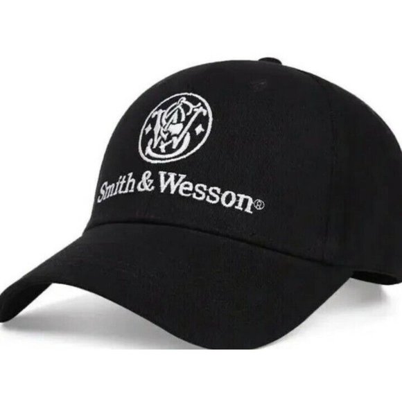 Smith & Wesson | Accessories | New Smith Wesson Embroidered Adjustable Baseball Cap Hat Black ...